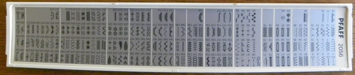 Frontklap PFAFF performance 2056 - Pfaff Expression 2038 / 2048 ...