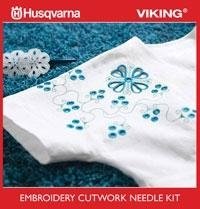 Husqvarna Viking® Embroidery Cutwork Needle Kit